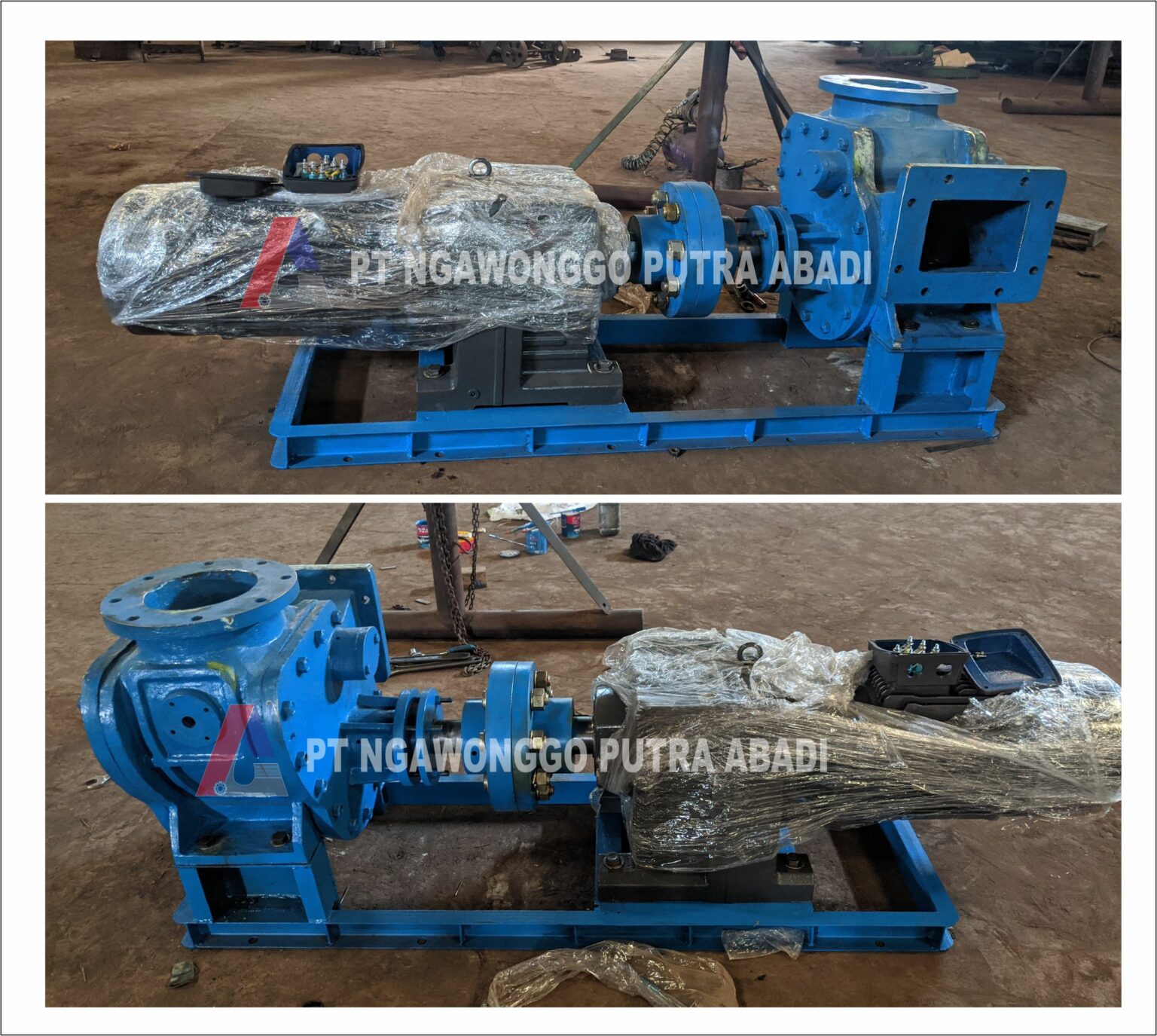 POMPA ROTA LENGKAP DENGAN GEARMOTOR – PT NPA